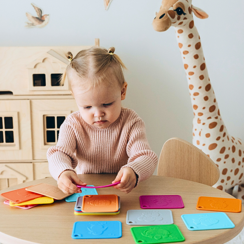 SiliABCs® Award-Winning Food Grade Silicone Alphabet Flash Cards for T ...